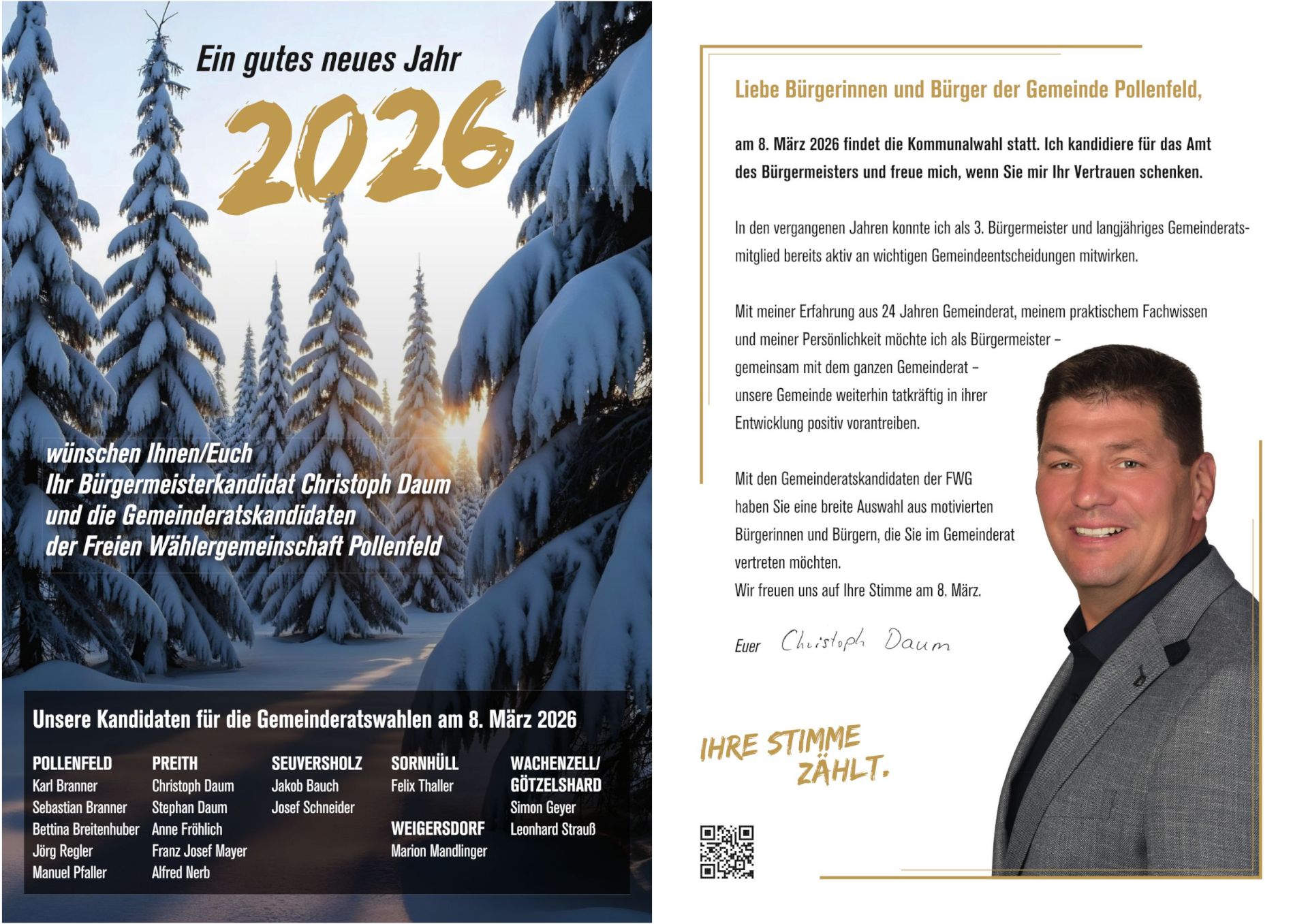 Neujahrsgrüße 2026